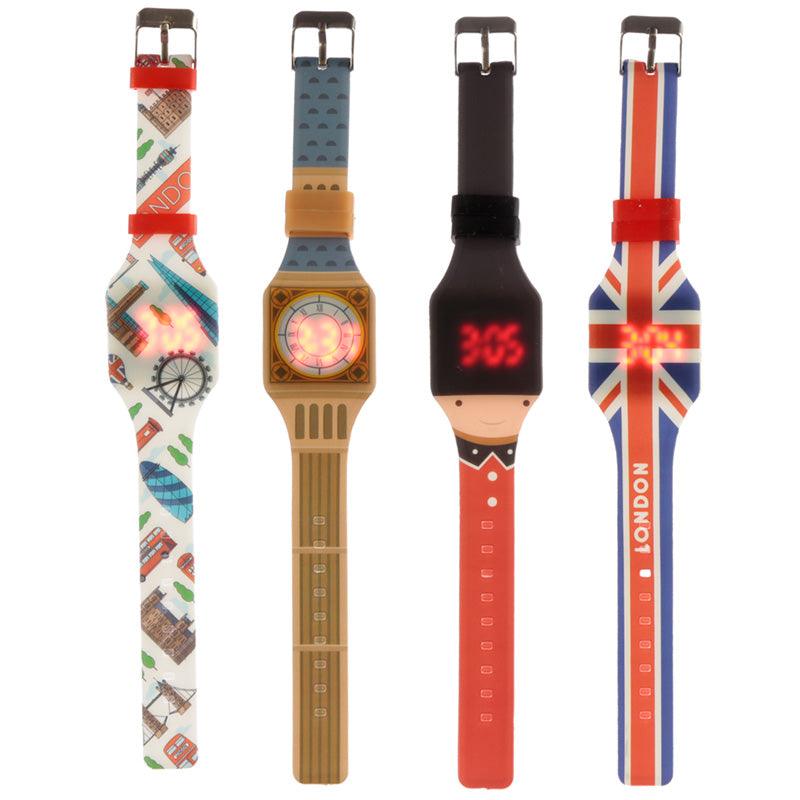 Silicone Digital Watch - London Icons WATC07 – Puritific